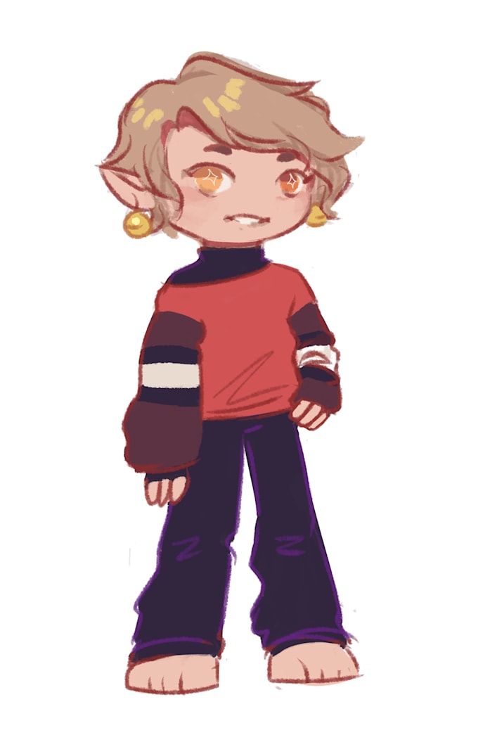 Draw a humanoid chibi by Manly_unikorn | Fiverr