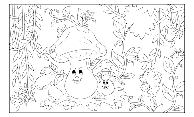 Draw amazing coloring book pages for children and adults by ...