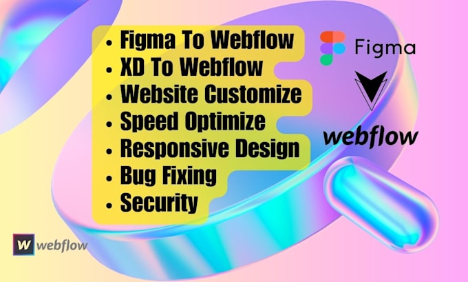 Webflow website design or figma to webflow design by Web_babu | Fiverr