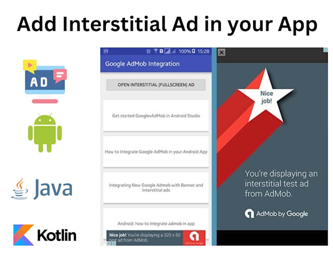 Add admob ads in your android app by Abanob019 | Fiverr