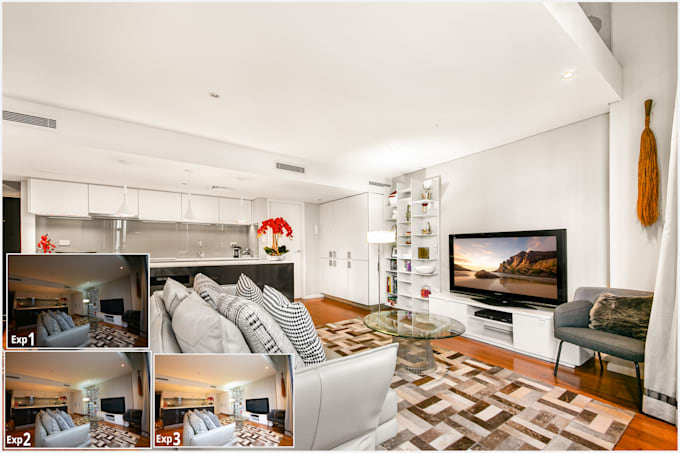 Edit multiple exposures blending hdr real estate photos by ...