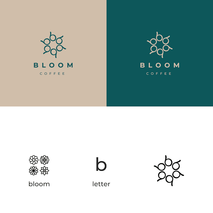 Bloom coffee shop logo by Mejidov_design | Fiverr