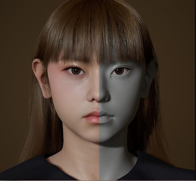 Create 3d character modeling, 3d metahuman character, 3d rigging, metaverse by Rhufush | Fiverr