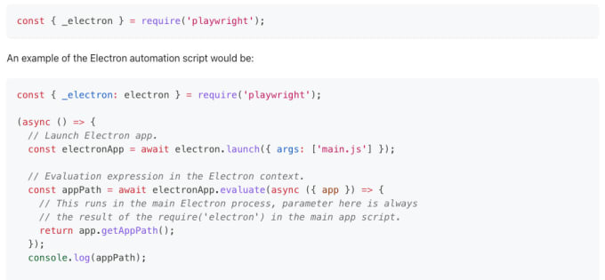 Setup playwright for your electron application by Ron1542 | Fiverr