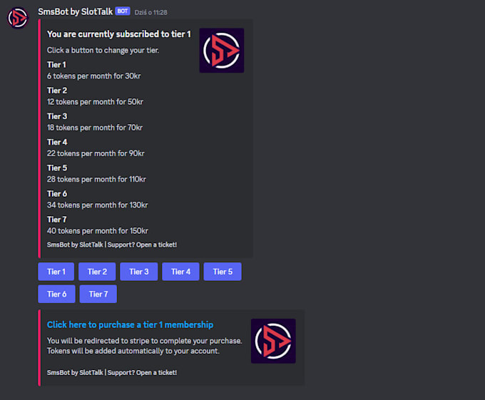 Create Custom Discord Bot By Ukaszkwieciski Fiverr
