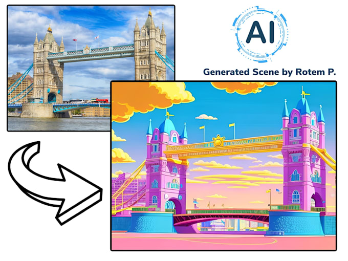 Create beautiful ai scene from your photo by Rotemyp | Fiverr