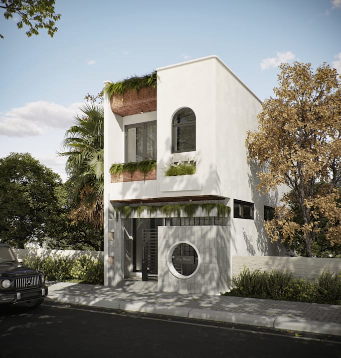 Render the most realistic exterior image by Lecongson | Fiverr