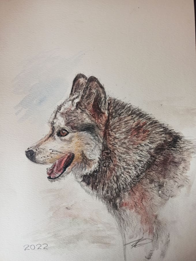 Logo creation, watercolor, drawing, nft by Yurahom | Fiverr