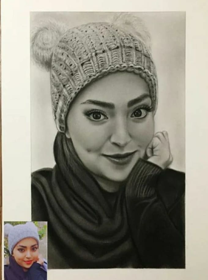 Draw custom handmade sketch on demand by Saminasaleem995 | Fiverr