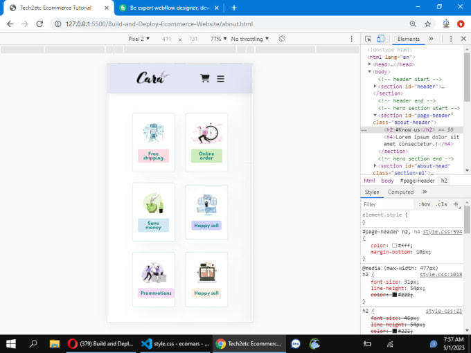 Design A Responsive Html Css Bootstrap Website For You By Sayem Hussain 6 Fiverr