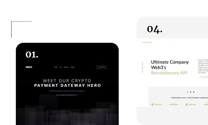 Do web design for web3 projects and ecommerce modern style by Web3 ...
