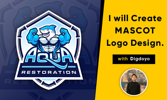 Create mascot logo design by Digdoyo_ | Fiverr