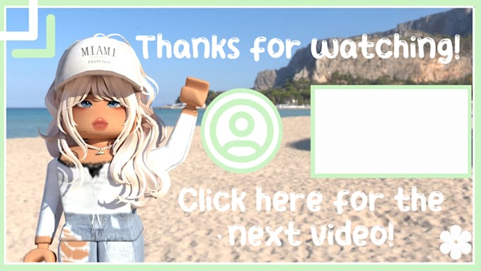 Make you a roblox end screen by Sydneysgfx | Fiverr