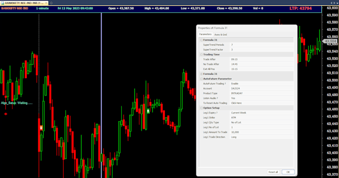 Option strategies coding in amibroker software by Ameheta | Fiverr