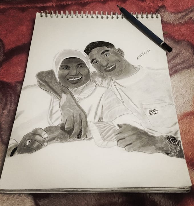 Custom draw your picture by Abdelaliart | Fiverr