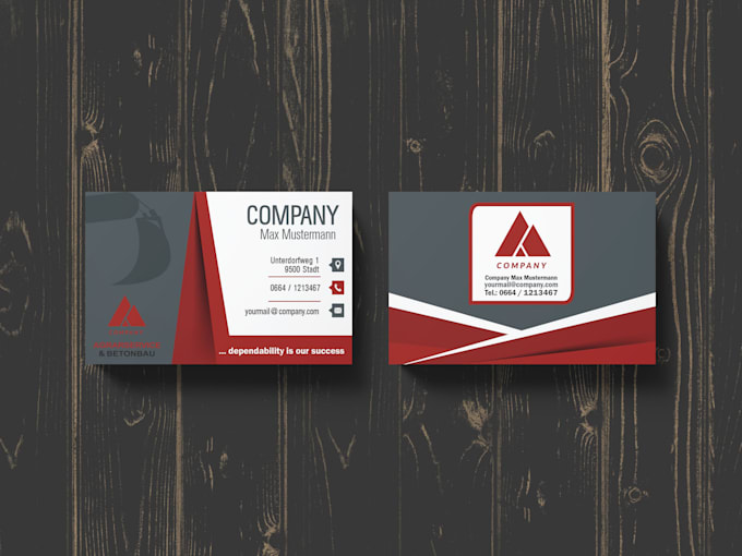 Design your individual business cards according to your wishes and ideas by Dominikgruber95 | Fiverr