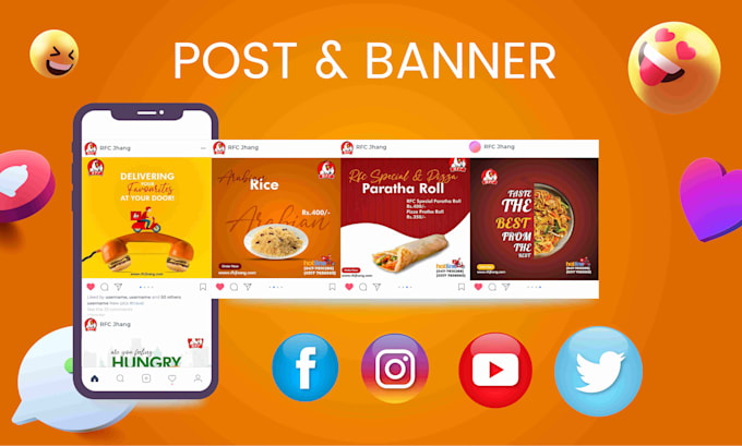 Design engaging social media post graphics and branding for you by ...
