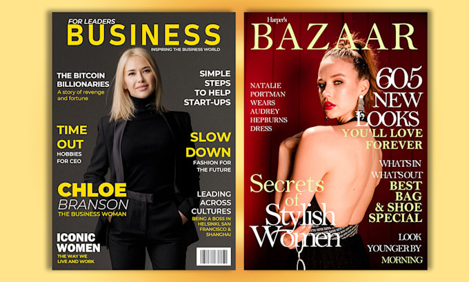Design magazine layout, product catalog with adobe photoshop by Design ...
