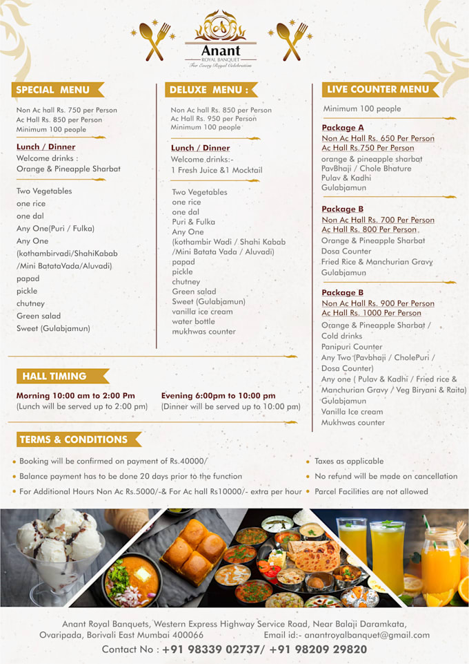 Design stunning mixtape menu card design in 24 hrs by Paraboyab | Fiverr