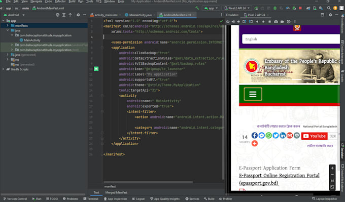 Convert your website to mobile app by Arfanah | Fiverr Convert your website to mobile app by Arfanah | Fiverr