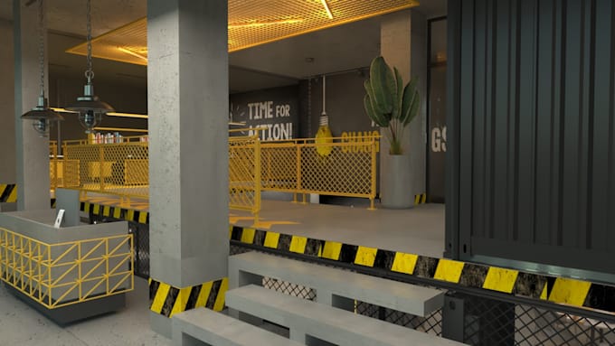 Design office interior with realistic renders by Rmgdevelopment | Fiverr