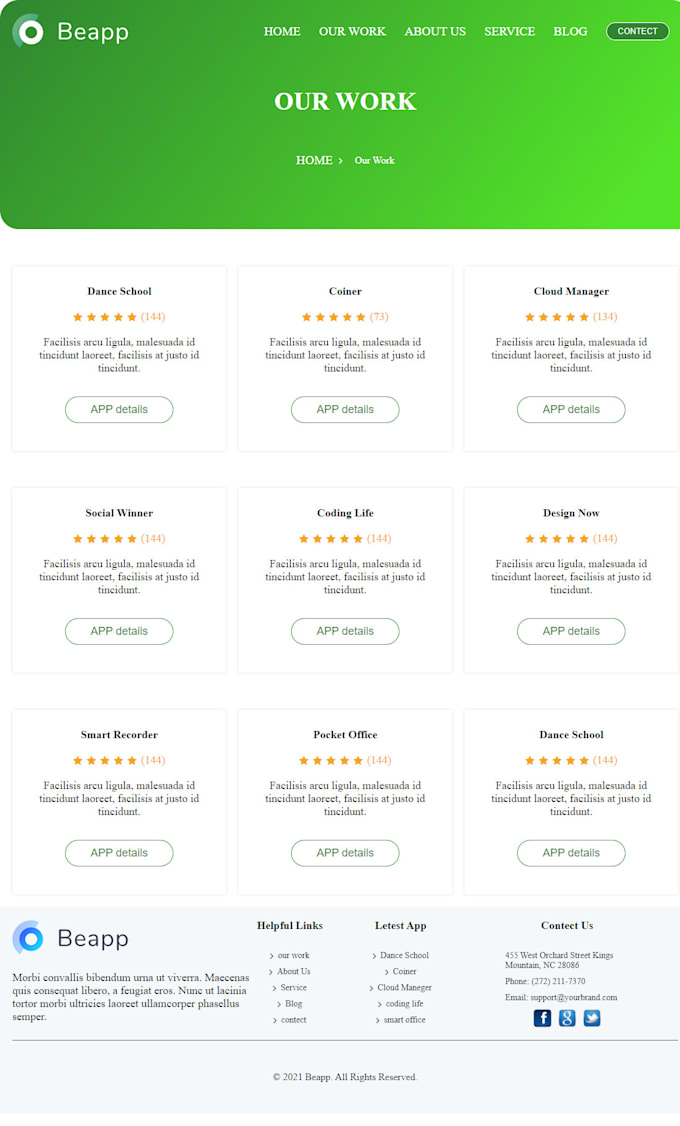 Be your frontend developer, html, css, bootstrap design by ...