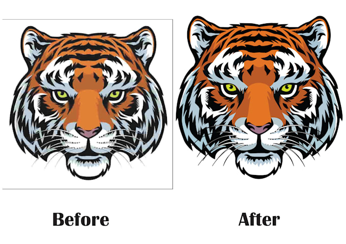 Do vector tracing and convert raster to vector image professionally by ...