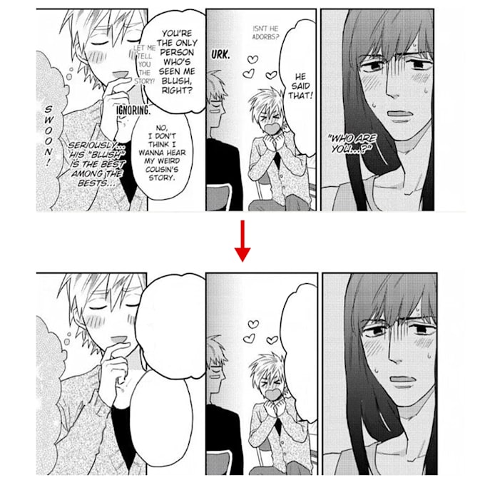 Clean, redraw and typeset manga, webtoon, doujinshi etc by Amedama | Fiverr