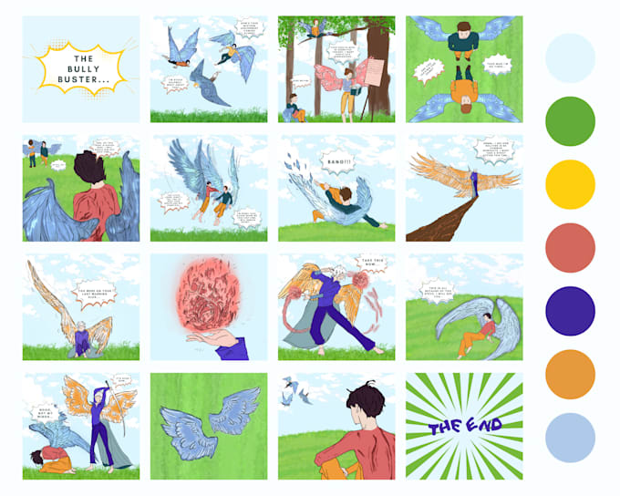 Create comic book pages and custom illustration for you by Artbymune ...