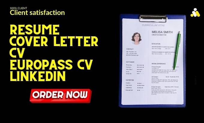Write your resume, europass cv, cover letter and linkedin by Shaz6663 | Fiverr