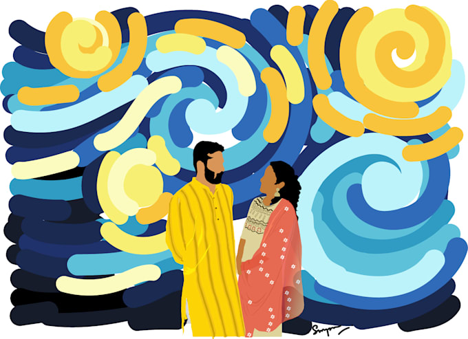 Do characters illustrations, invites, sceneries, book covers by Gutter ...