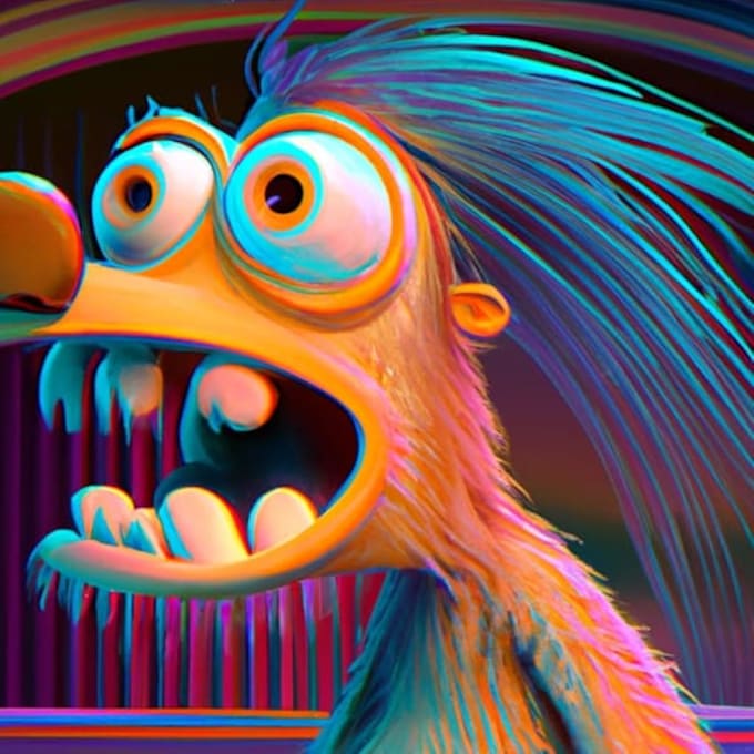 Create weird funny cartoon characters by Kh5825 | Fiverr