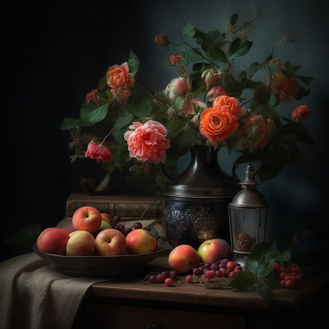 Create personalized still lifes with ai art according to your desires ...