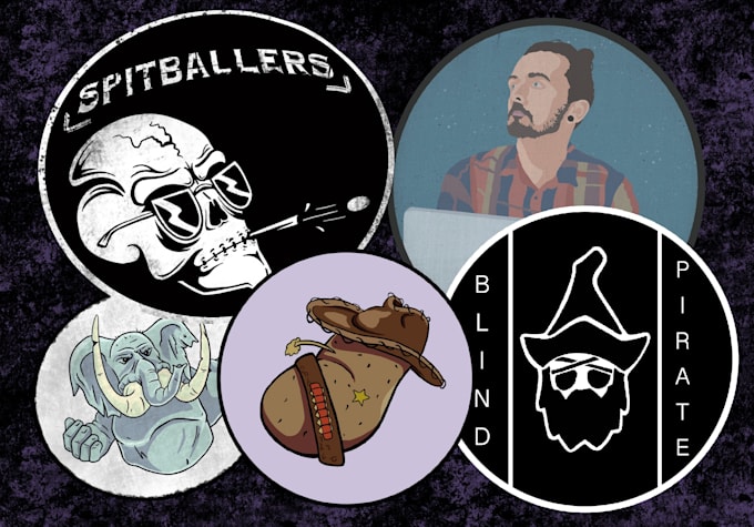 Create graphic designs for stickers, tees etc by Eddiehoney_art | Fiverr