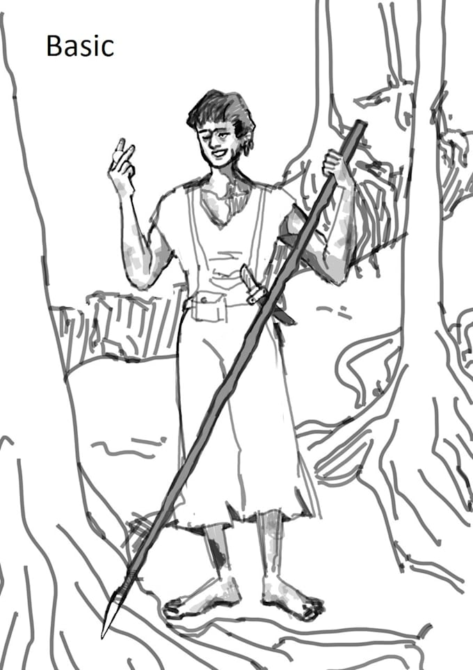 Draw your dnd character or scene by Anyabznz | Fiverr