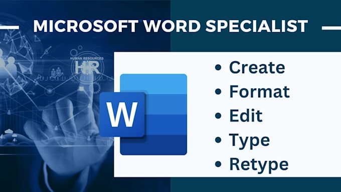 Do ms word typing, microsoft office work and microsoft forms by Arsith ...