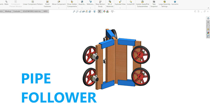 Do 3d design and simulation in solidworks by Aleem_adil | Fiverr