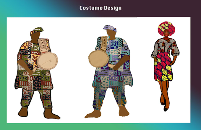 Design your costume for halloween, show or theatre by Helly16 | Fiverr