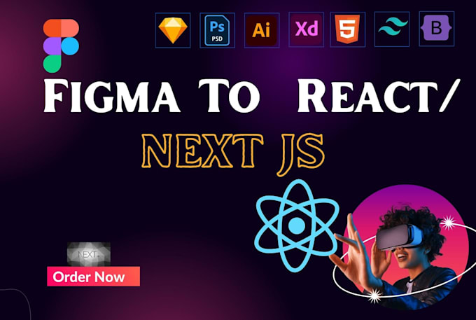 Convert figma to react or figma to html or next js or tailwind or ...