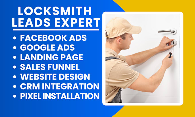 Generate locksmith leads lock repair home security lock replacement ...