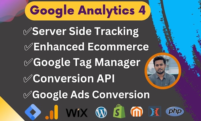 Setup google analytics 4 ,ga4 enhanced ecommerce tracking by Ridoyahmed9010 | Fiverr