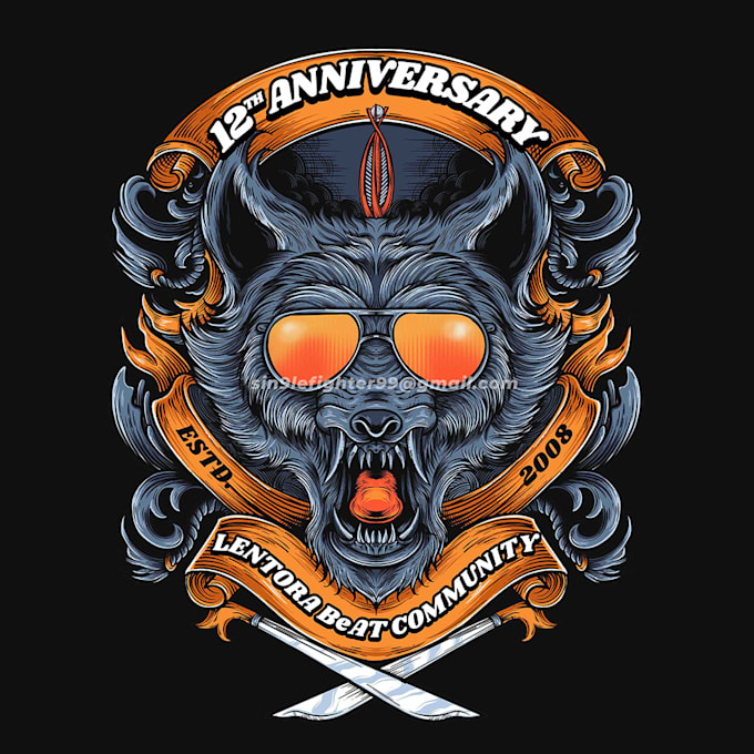 Help you made details illustration vintage by Gameboth_studio | Fiverr