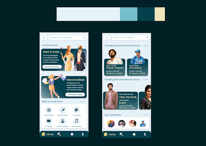 Develop flutter mobile app for android, ios and web ui by ...