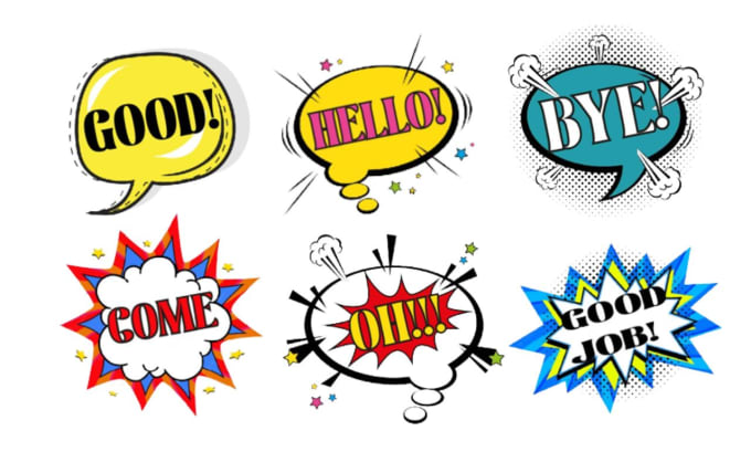 Design pop art, comic logo for your brand by Aliyanabbas349 | Fiverr