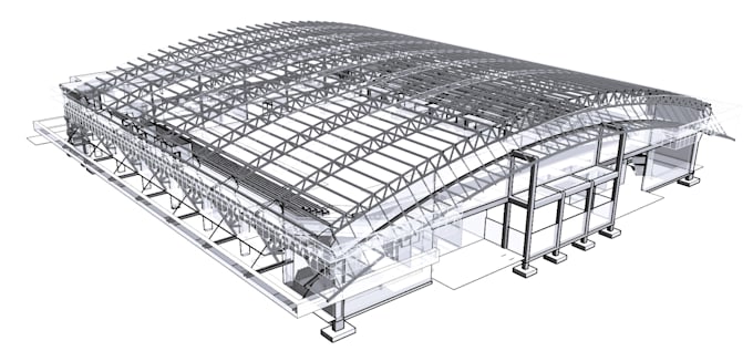 Do rcc, steel structure detailing, modeling, and material take off by ...