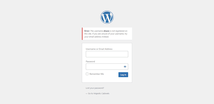 Fixed wordpress admin password and username error problem solved by Web ...