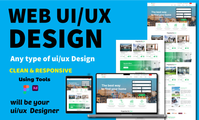 Design complex responsive website ui ux design in figma by Rasel_ui_ux | Fiverr