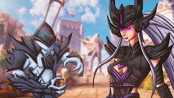 Design unique custom drawn gaming cartoon youtube thumbnail by ...