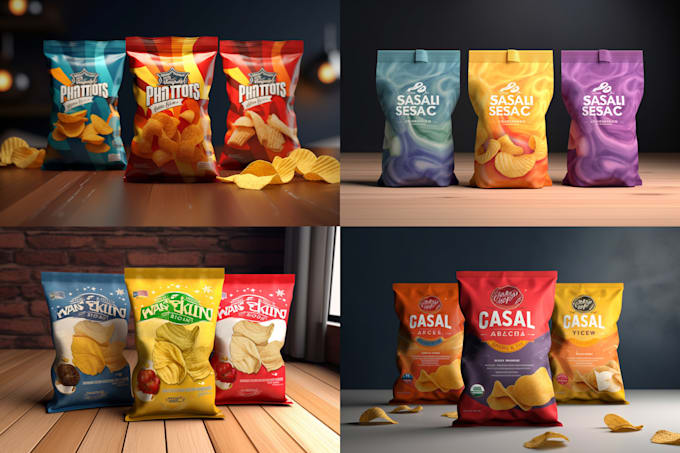 Do labels for, potato chips, snacks, food items packaging by ...