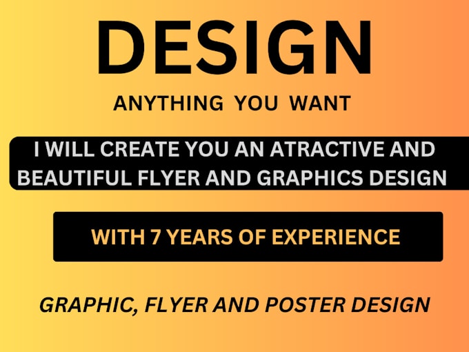 Create simple and complex flyer and graphic designs by James_corner0 ...